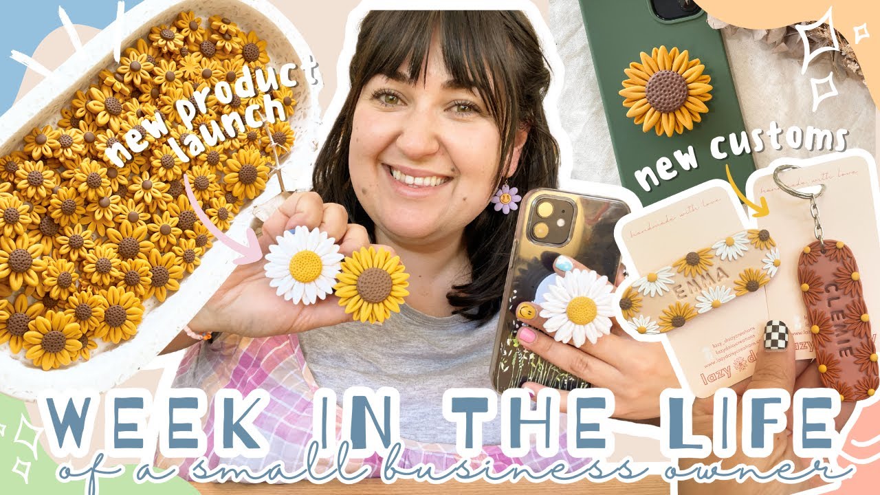 WEEK IN THE LIFE of a Polymer Clay Small Business Owner | Packing ...