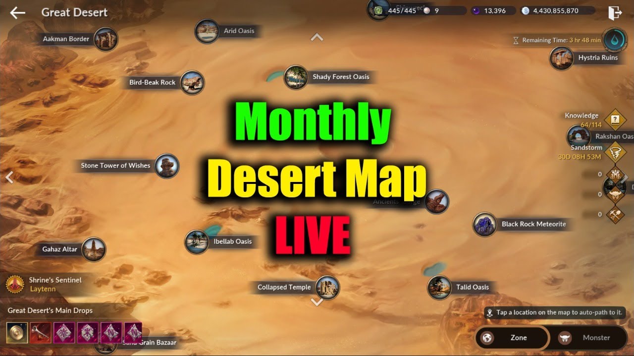 Black Desert Mobile Monthly Desert Map Live EP 122 - YouTube