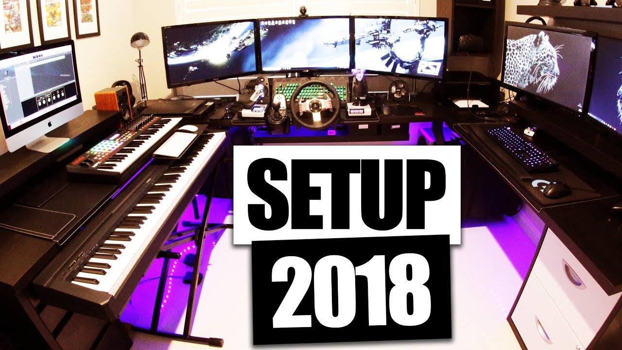 SETUP 2018 : UNE STATION GAMING IMPRESSIONNANTE - YouTube