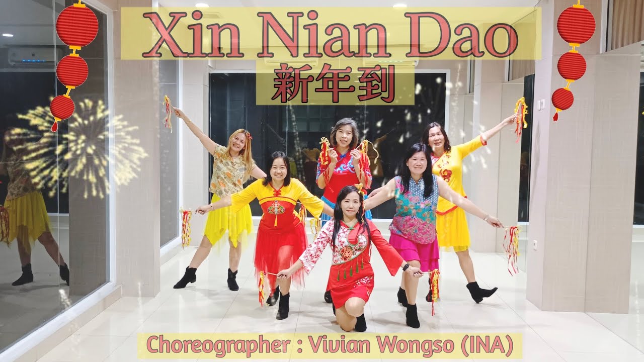 XIN NIAN DAO 新年到 - 2024 CHINESE NEW YEAR LINEDANCE - YouTube