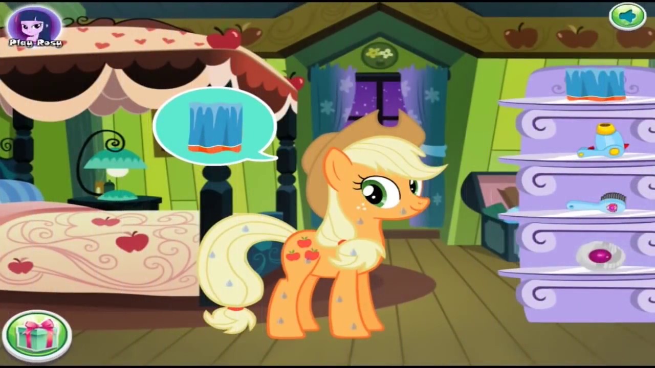 MLP Pony Care Bath & Dress Up Video Game - YouTube