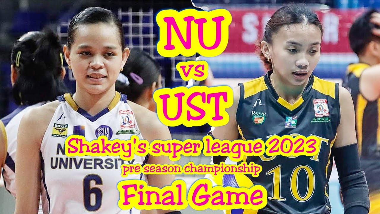 NU vs UST highlights | Finals Game | shakey's super league 2023 - YouTube