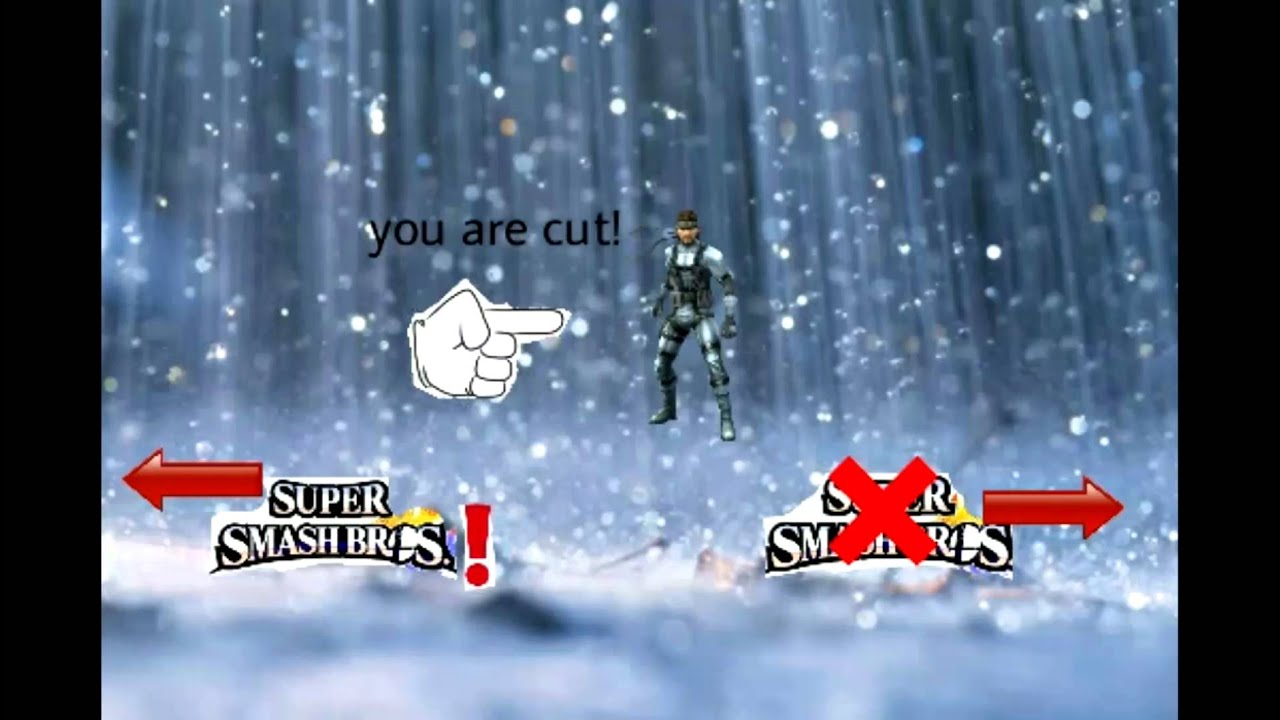 Super smash Bros 4 cut characters tribute - YouTube