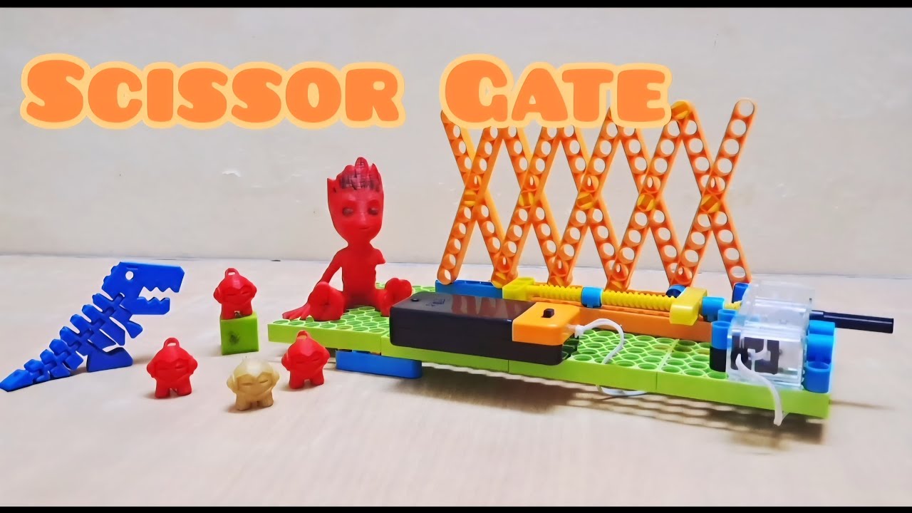 | Scissor Gate | Automatic Gate Model with BLiX Kit | STEM Model | # ...