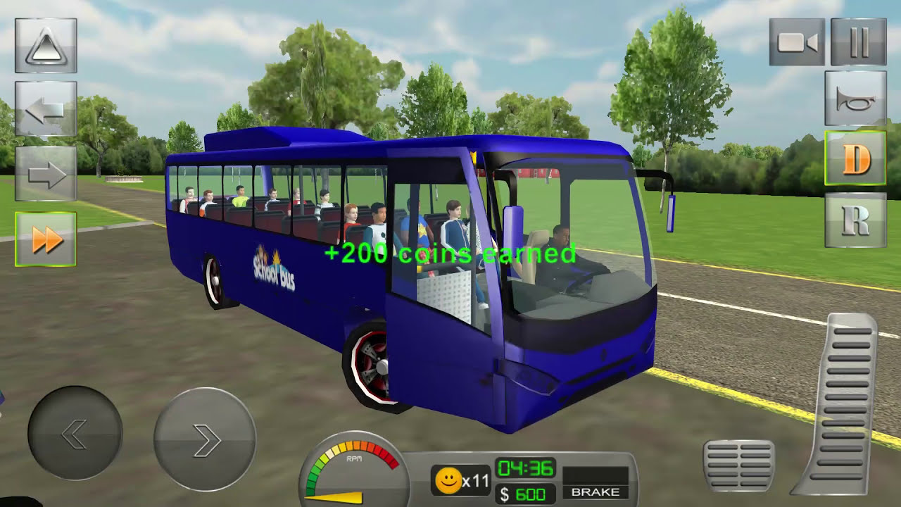 School Bus Driver 3D Simulator Android Gameplay #29 - YouTube