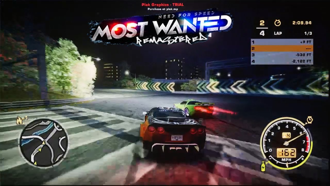 Need For Speed Most Wanted Remastered 2022 - Night Mode know out Race ...
