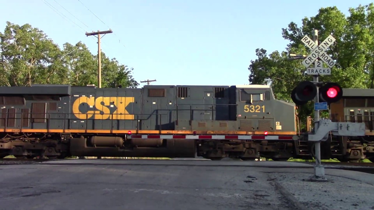 CSX 5360 West in Chicago Heights, IL 6/7/20 - YouTube