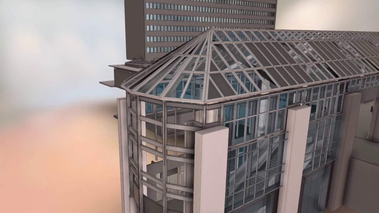 Prudential Center Arcade Rehab - Revit Model - YouTube
