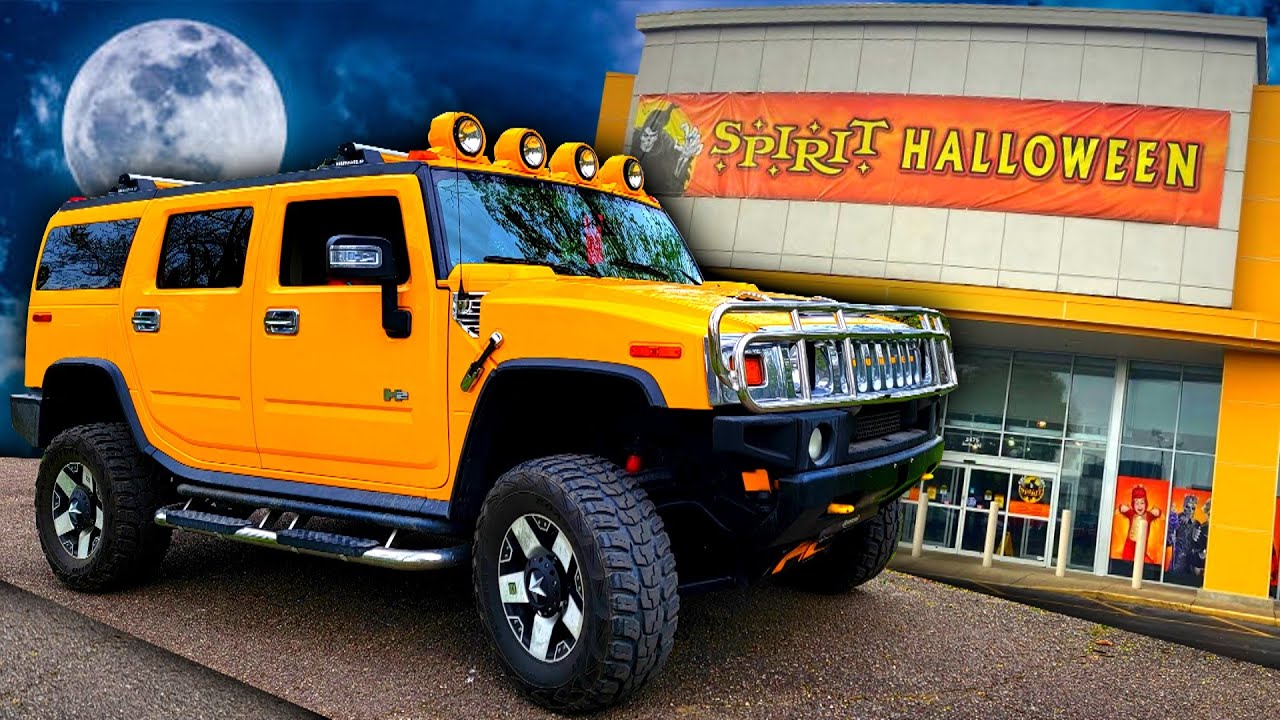 HOLY CRAP I BOUGHT A HUMMER !! THE NEW SPIRIT HALLOWEEN MACHINE HUMMER ...