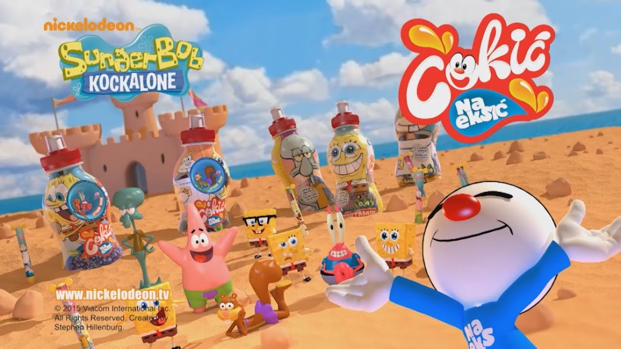 Sponge Bob Squarepants -Cokic Na eksic Sundjer Bob Kockalone reklama ...
