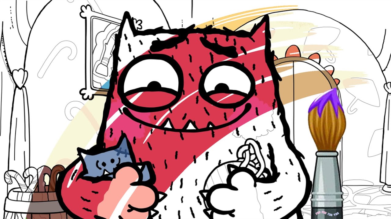 Colouring | Love Monster | Part 1 - YouTube