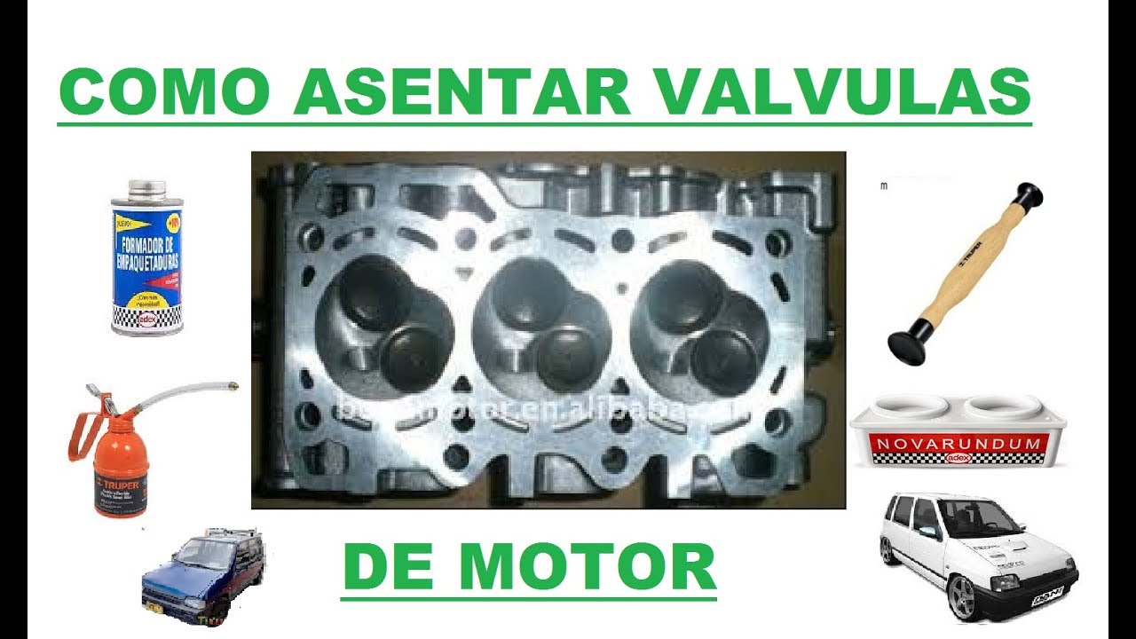 COMO ASENTAR VÁLVULAS DE MOTOR - YouTube