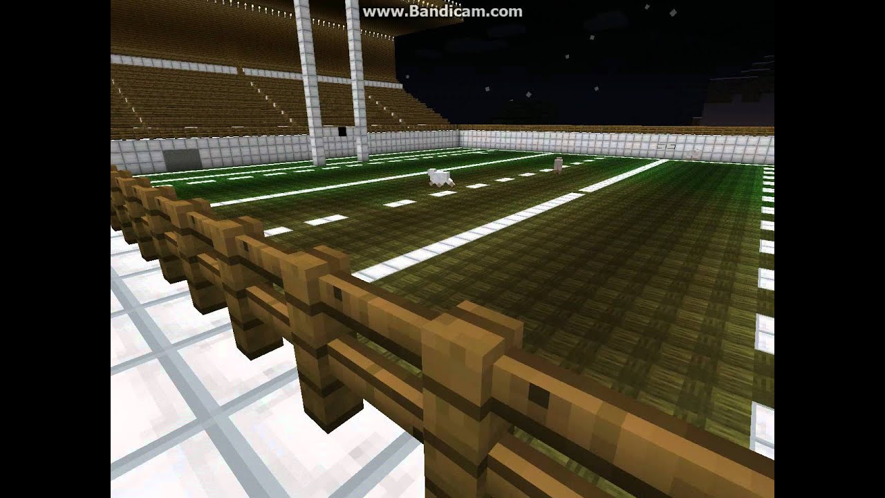 Minecraft Rugby Stadium - YouTube