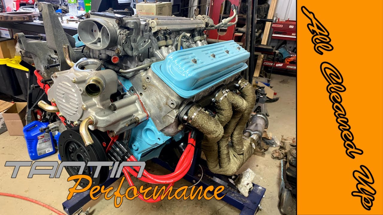The 411 PCM Powered LT1 is all Cleaned up and Ready for Install - YouTube
