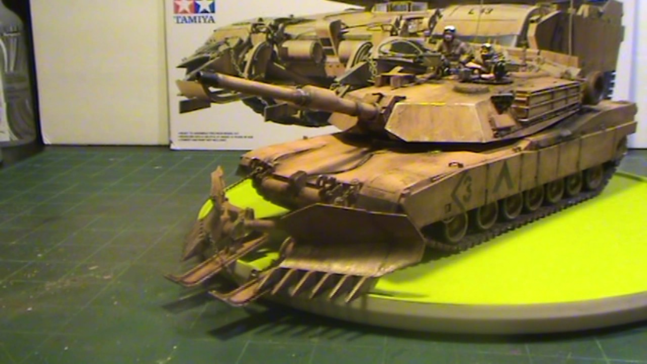 M1A1 ABRAMS with MINE PLOW - YouTube