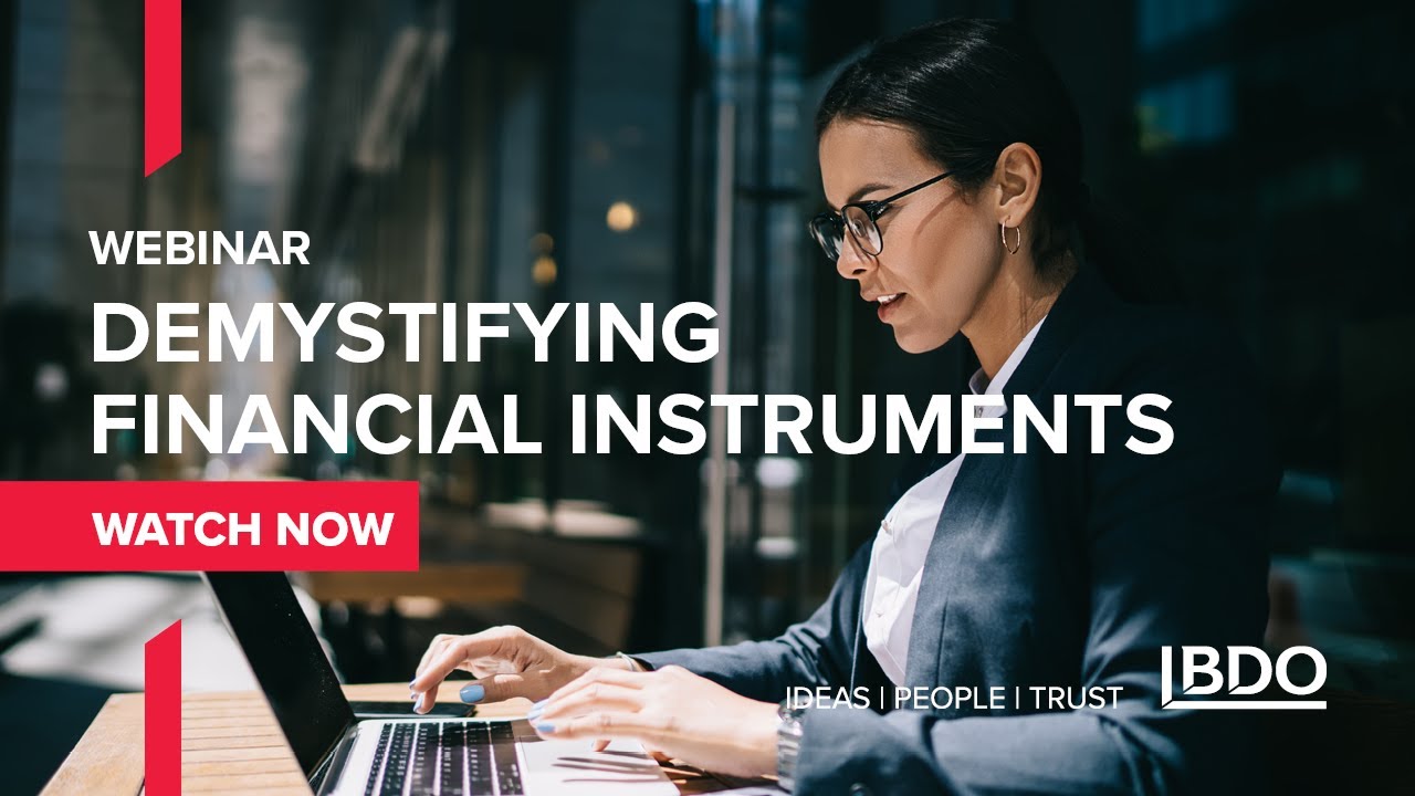 IFRS Webinar | Demystifying financial instruments - YouTube