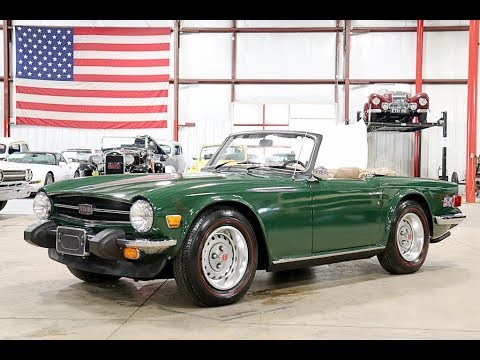 1976 Triumph TR6 Green - YouTube