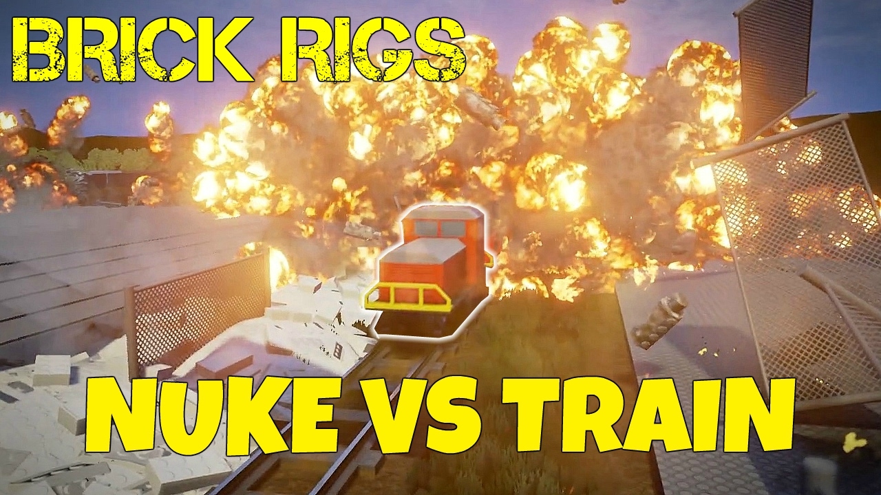 NUKE VS TRAIN! - Brick Rigs Creations Gameplay - EP 12 - YouTube