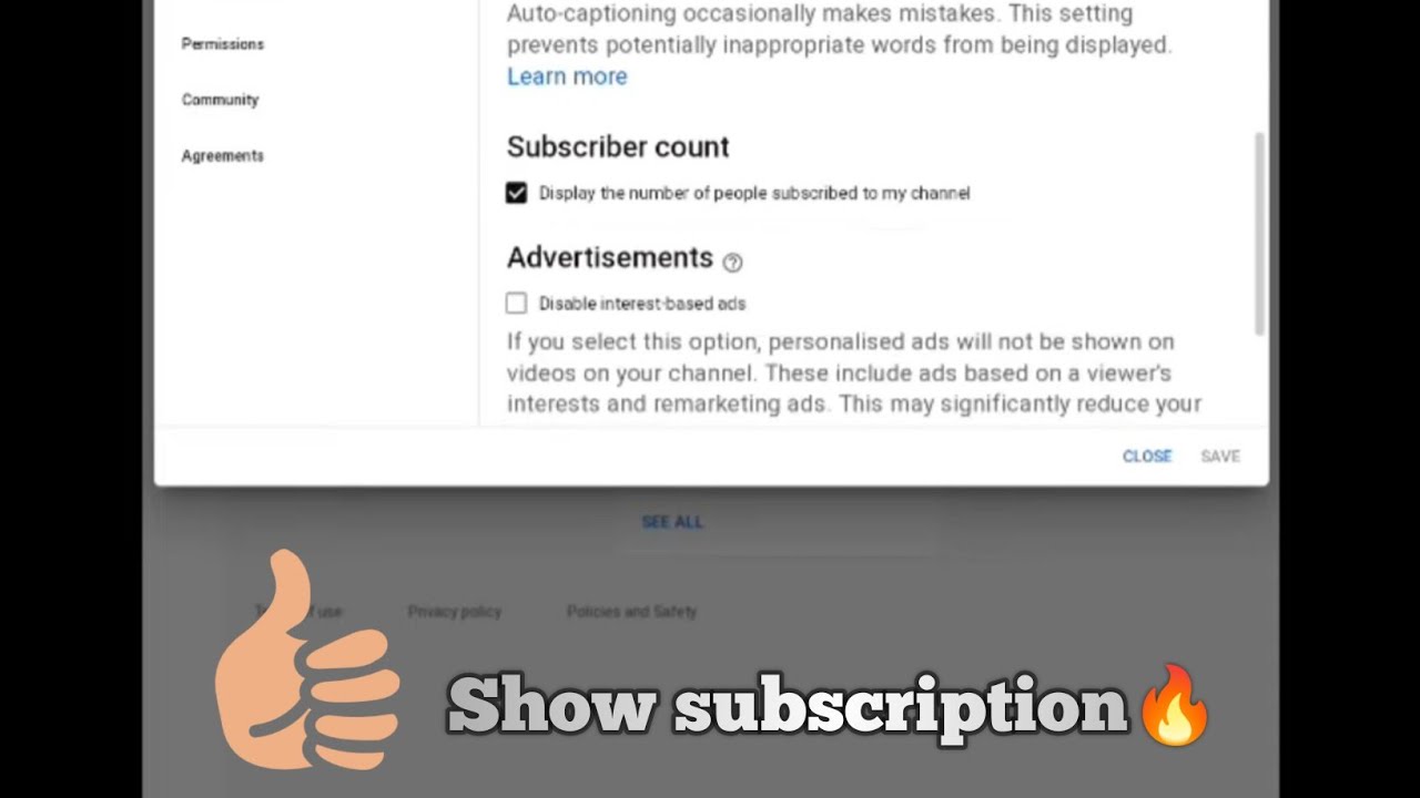 How to show subscription in YouTube ll Hide subscription - YouTube