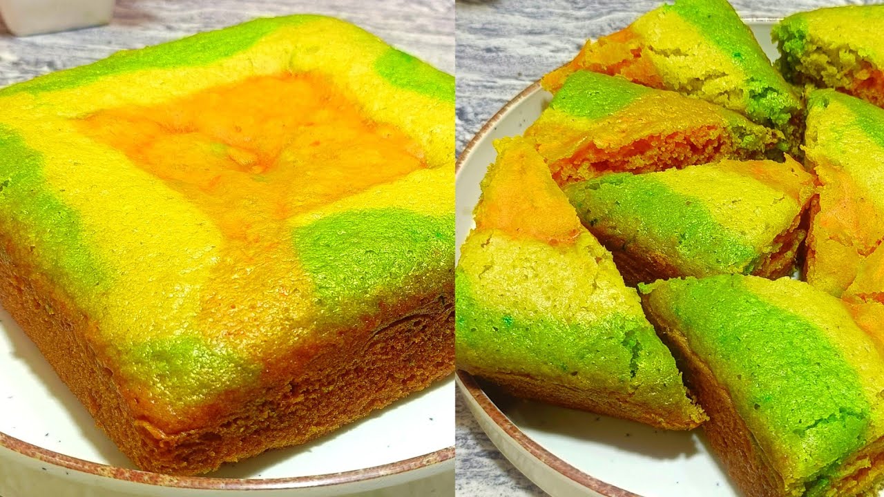 Tiranga Cake Recipe | TriColour Cake Recipe | Cake Recipe | Eggless ...