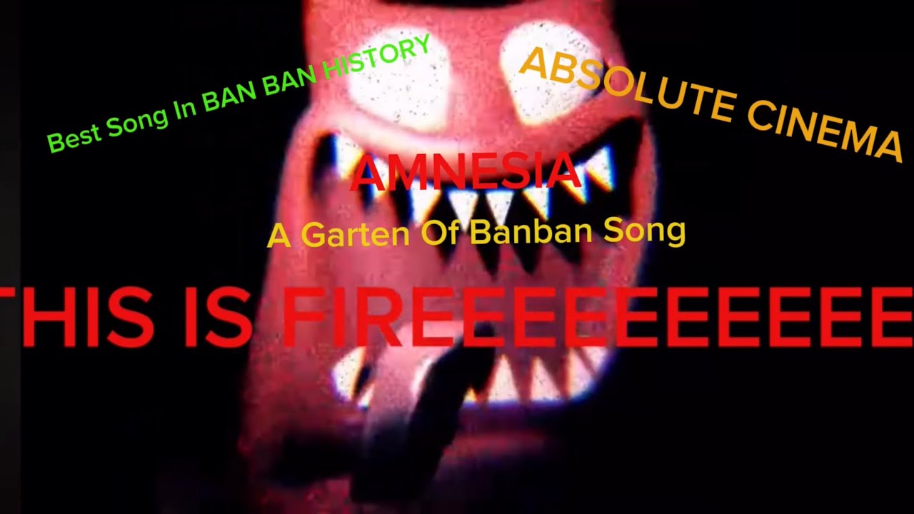 REACTING TO THE GARTEN OF BAN BAN SONG “AMNESIA” - YouTube