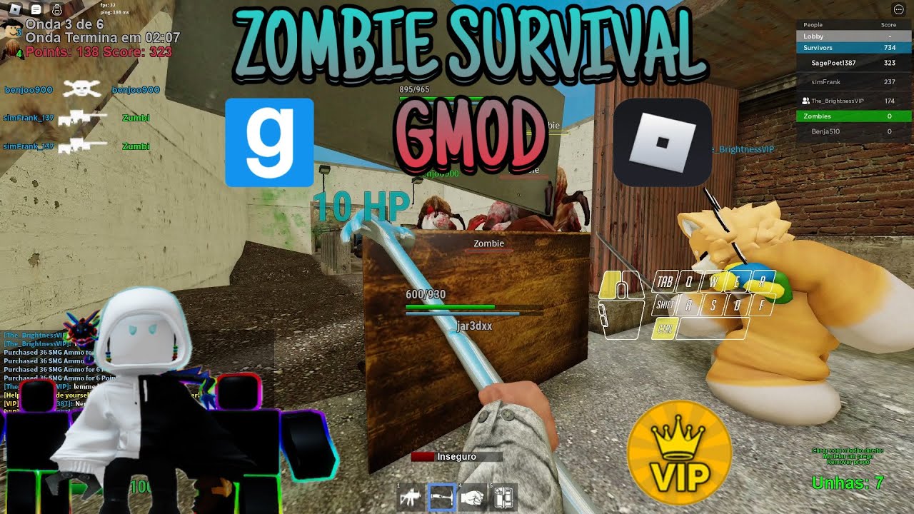 ZOMBIE SURVIVAL WIN as HUMAN - ZOMBIE VILLAGE MAP | Zombie Survival ...