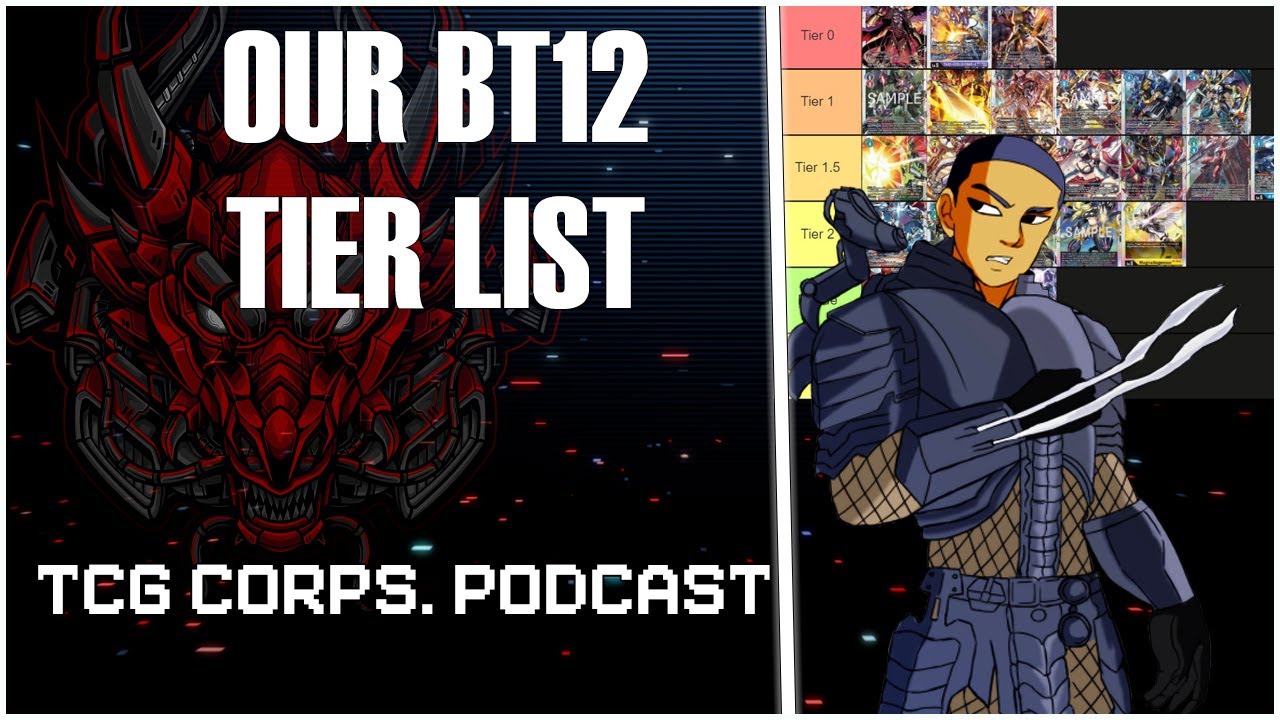 Our BT12 Tier List | The TCG Corps. Podcast Episode 4 - YouTube