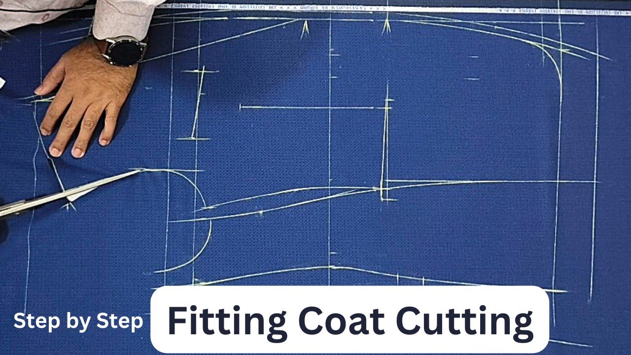 2 Button S B Coat Cutting | Step by Step Fitting Coat Cutting - YouTube
