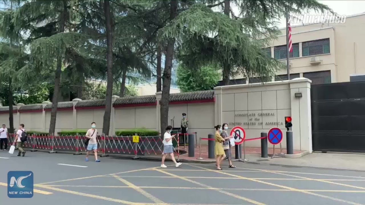 China informs U.S. to close its Consulate General in Chengdu - YouTube