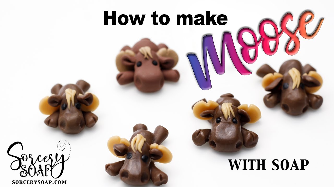 New Idea | How To Create a Soap Moose | Soap Dough - YouTube