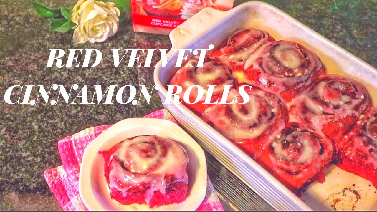 TASTY INSPIRED RED VELVET CINNAMON ROLLS | VALENTINES EDITION - YouTube