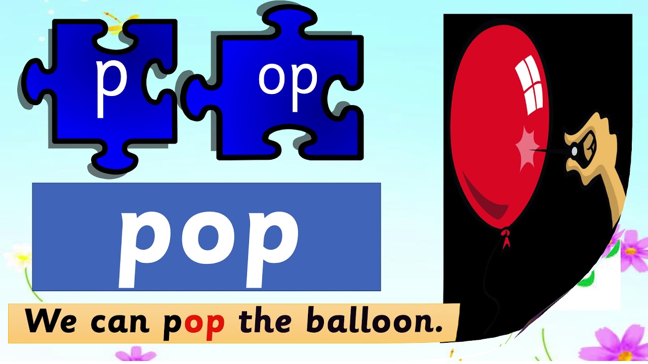 CVC -op family words - YouTube