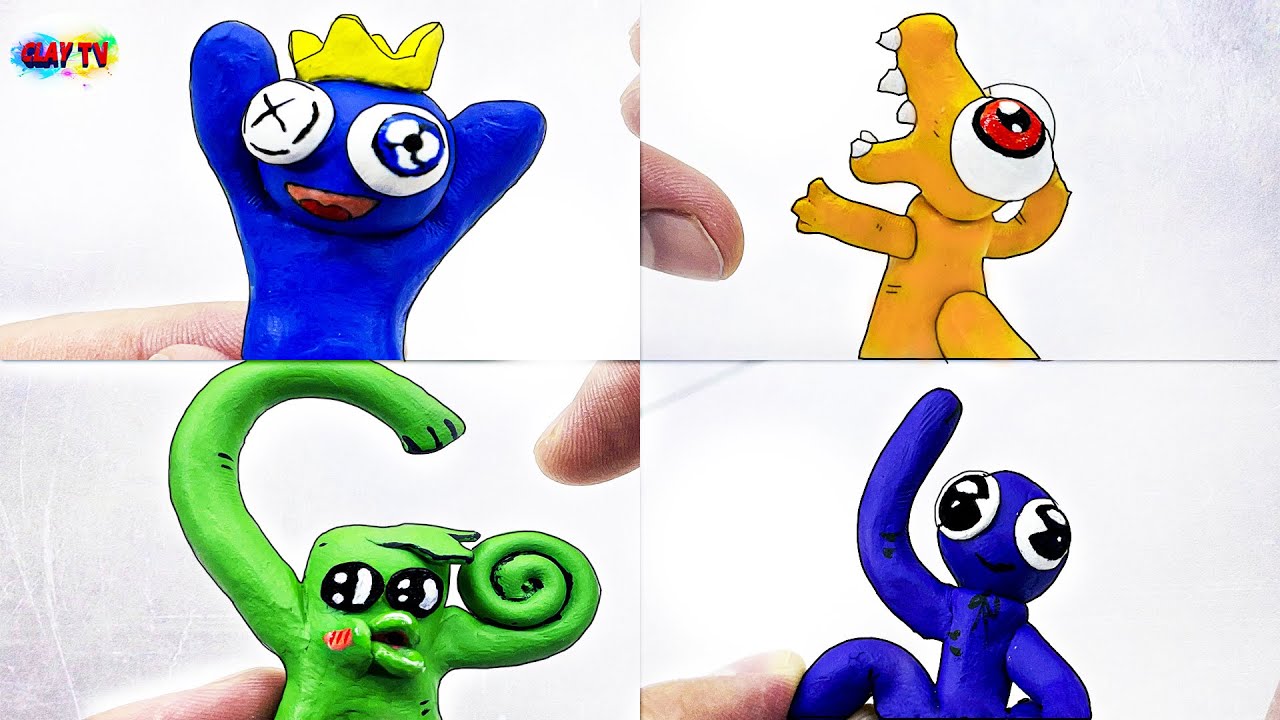 Making Rainbow Friends Roblox Finger Heart - Fancy Refill Sculptures ...