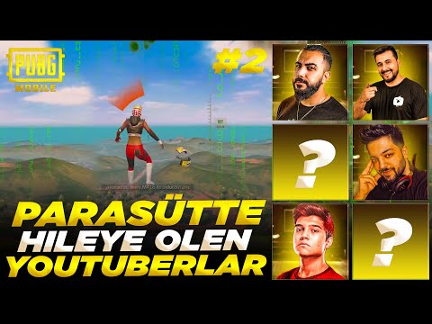 PARAŞÜTTE HİLEYE ÖLEN YOUTUBERLAR #2 | MEZARCI, BARIŞ G, DOCH, ERSİN YEKİN, LEGOLAS | PUBG MOBILE