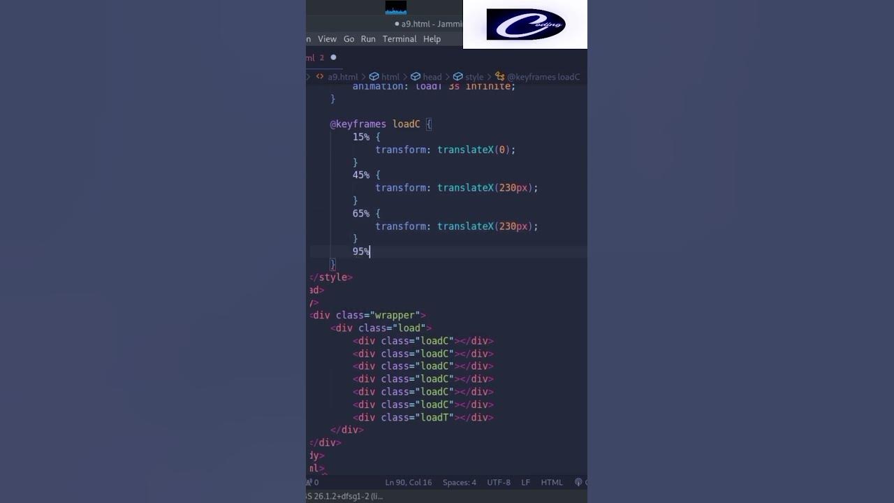Animation Loading Html Css Ix Htmlcss Html Css Css3 Animation