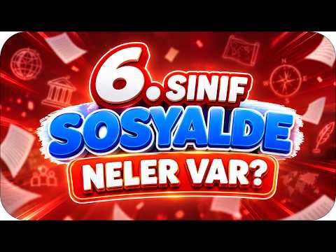 6. Sınıf Sosyalde Neler Var ❓Bu Yıl Öğreneceklerini Kaçırma!🎯