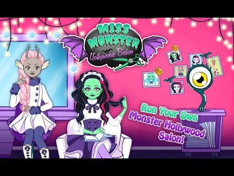 Miss Monster Hollywood Salon 💜 Cute & Scary Celebrity Style Makeover 🌟 ...