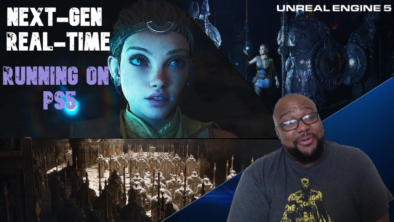 Reaction Unreal Engine 5 Real Time Tech Demo on PlayStation 5 (PS5 ...