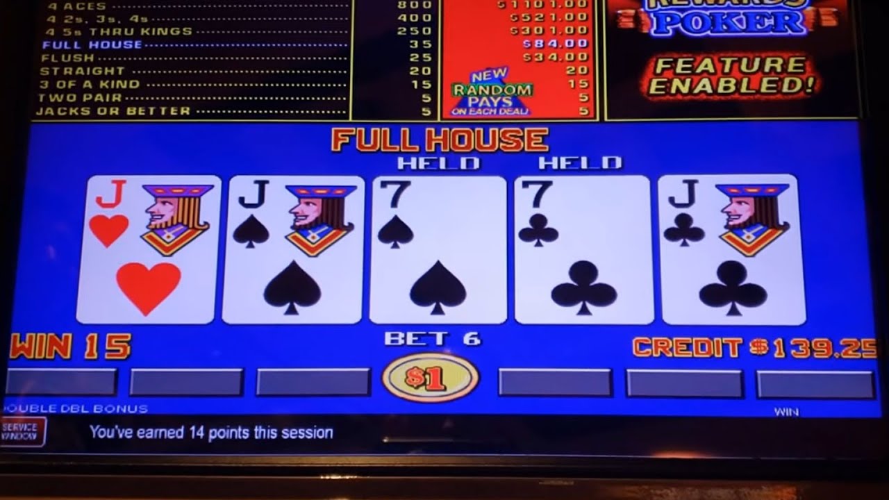 Video Poker Random Rewards Poker Play @ The Wynn! - YouTube