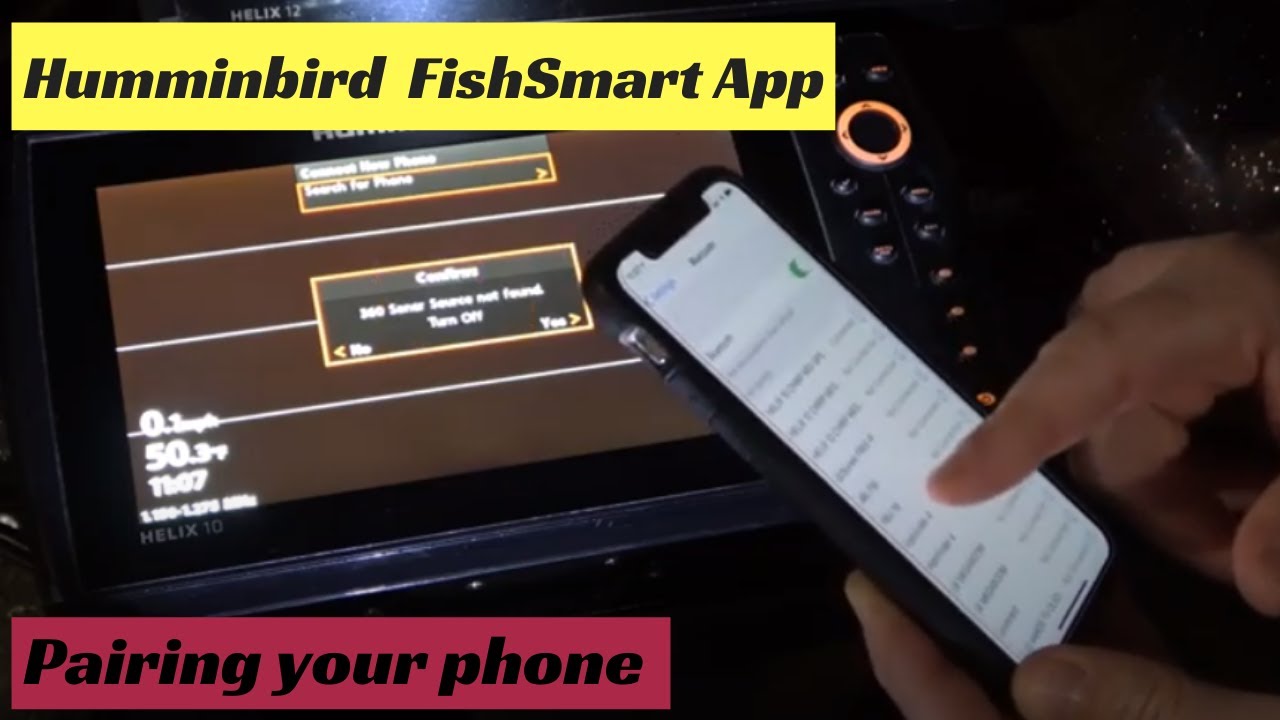 Humminbird Smartfish App - Pairing a Phone - YouTube