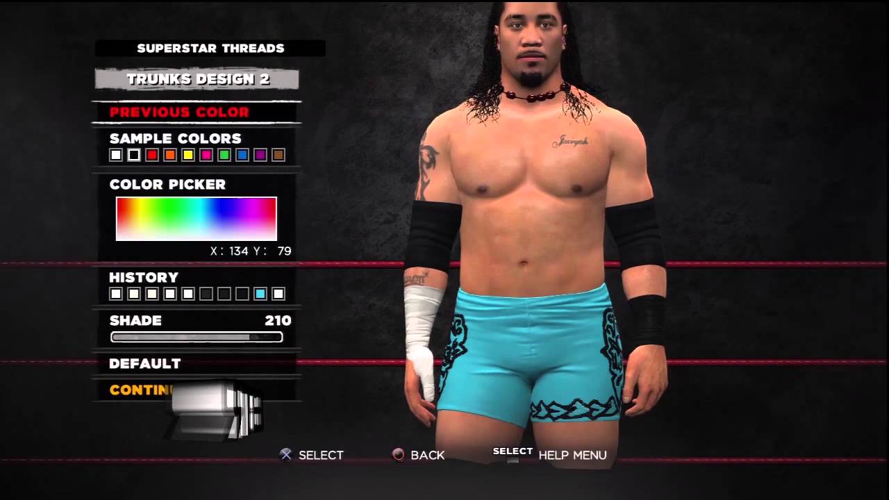 Wwe Jey Uso Trunks Colors