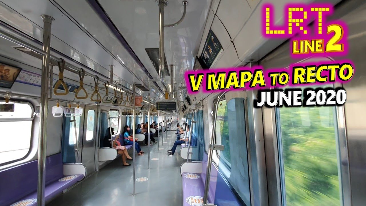 LRT2 | Train to Recto | June 2020 - YouTube