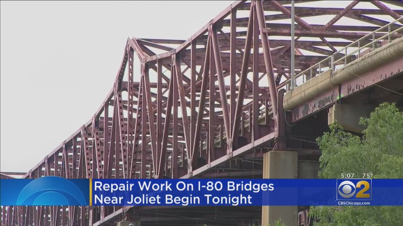 Work To Begin On I-80 Bridge In Joliet - YouTube