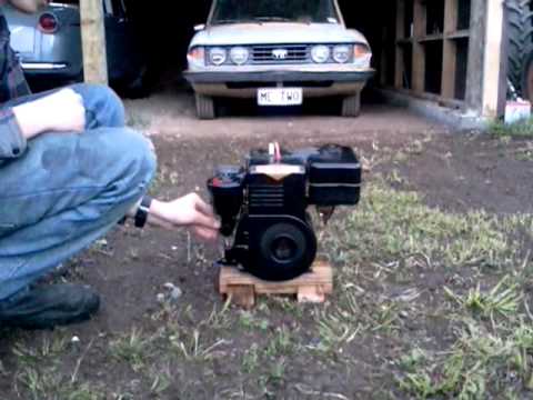 my model 6 briggs and stratton after painting - YouTube