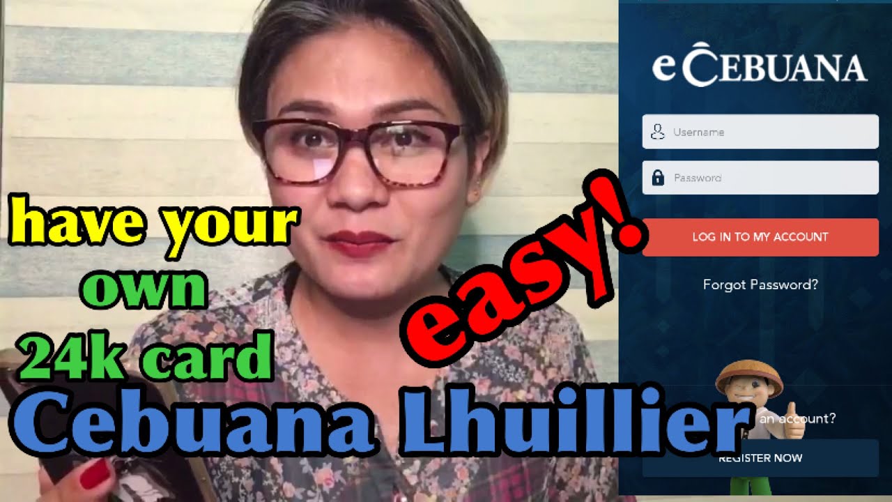 Cebuana lhuillier 24k card (have yours!) easy lang! #kegwa - YouTube