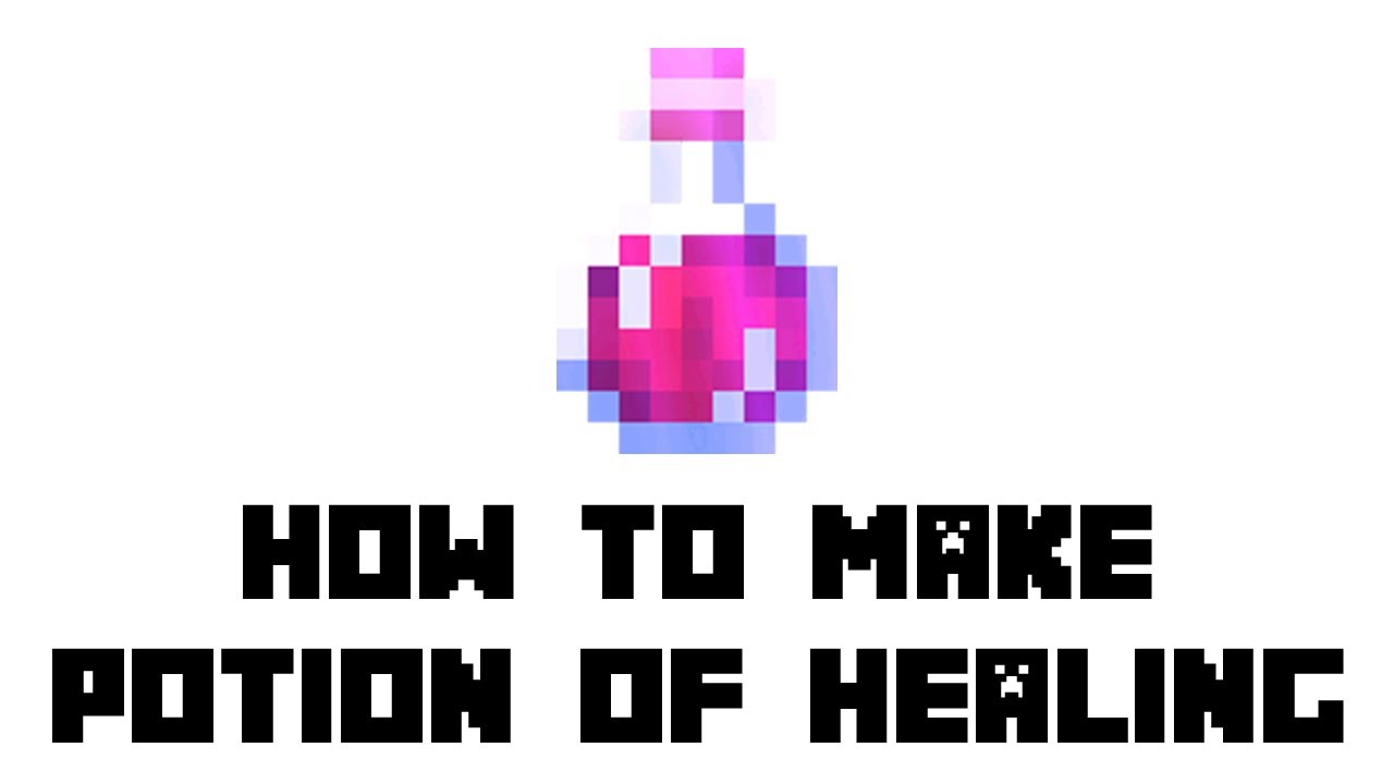 Minecraft: How to Make Potion of Healing - YouTube