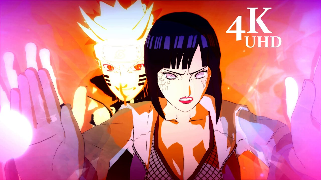 4K | Naruto and Hinata | Gentle Step Tailed Beast Twin Lion Fists | No ...