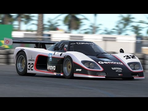 Chevrolet Corvette GTP run at Daytona Road Course - YouTube