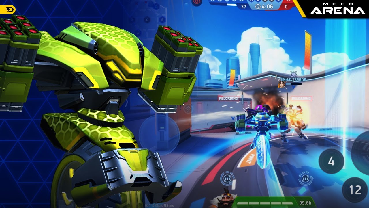 🔸#2 - Killshot + Rocket Mortar 12 - Gameplay 5 vs 5 | Mech Arena - YouTube