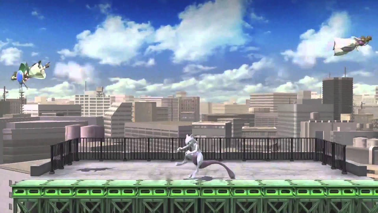Super Smash Bros 4 Mewtwo DLC Gameplay Trailer Wii U - YouTube